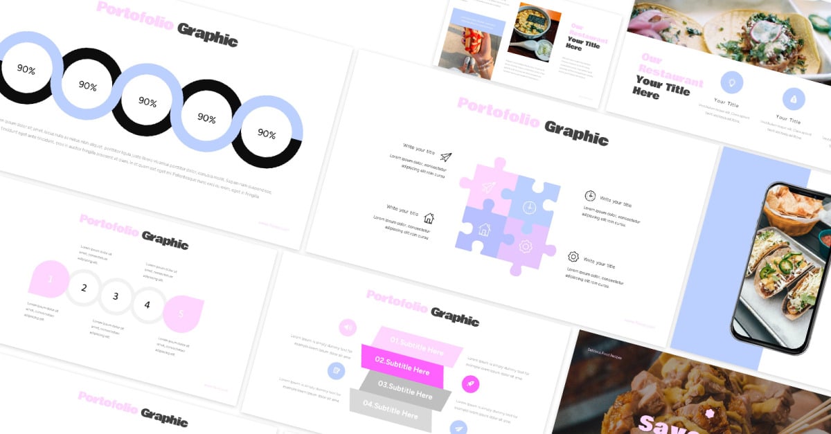 Savor The Food Google Slides Template - TemplateMonster