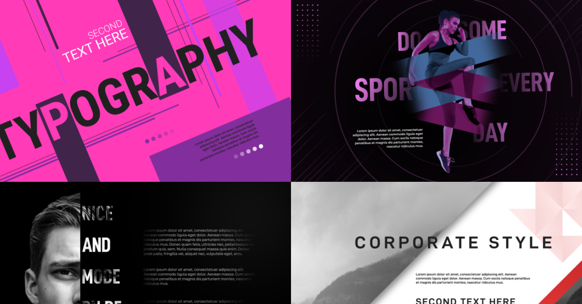 Trendy Fresh Typography - After Effects Template