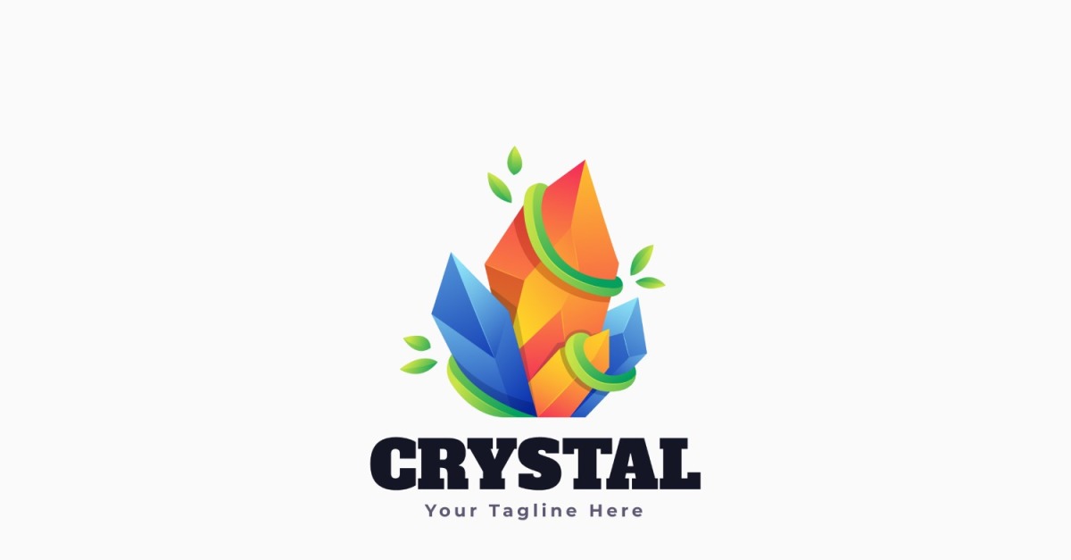 Kristal Logo Şablon Tasarımı #351723 - TemplateMonster