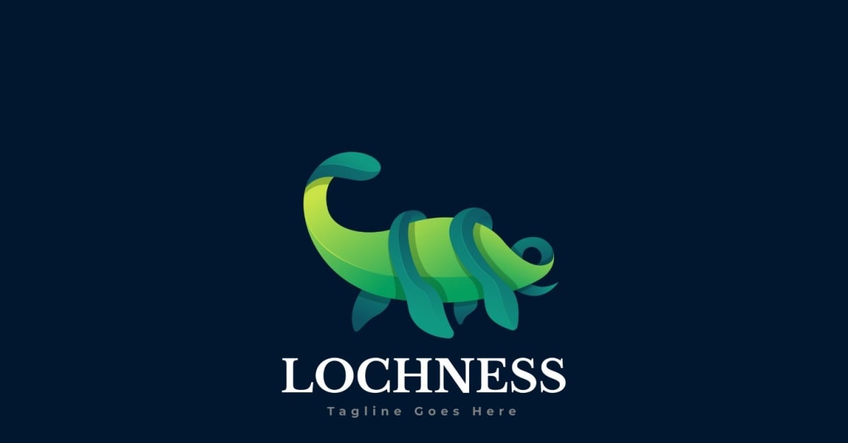 Lochness Logo Template Design #351734 - TemplateMonster
