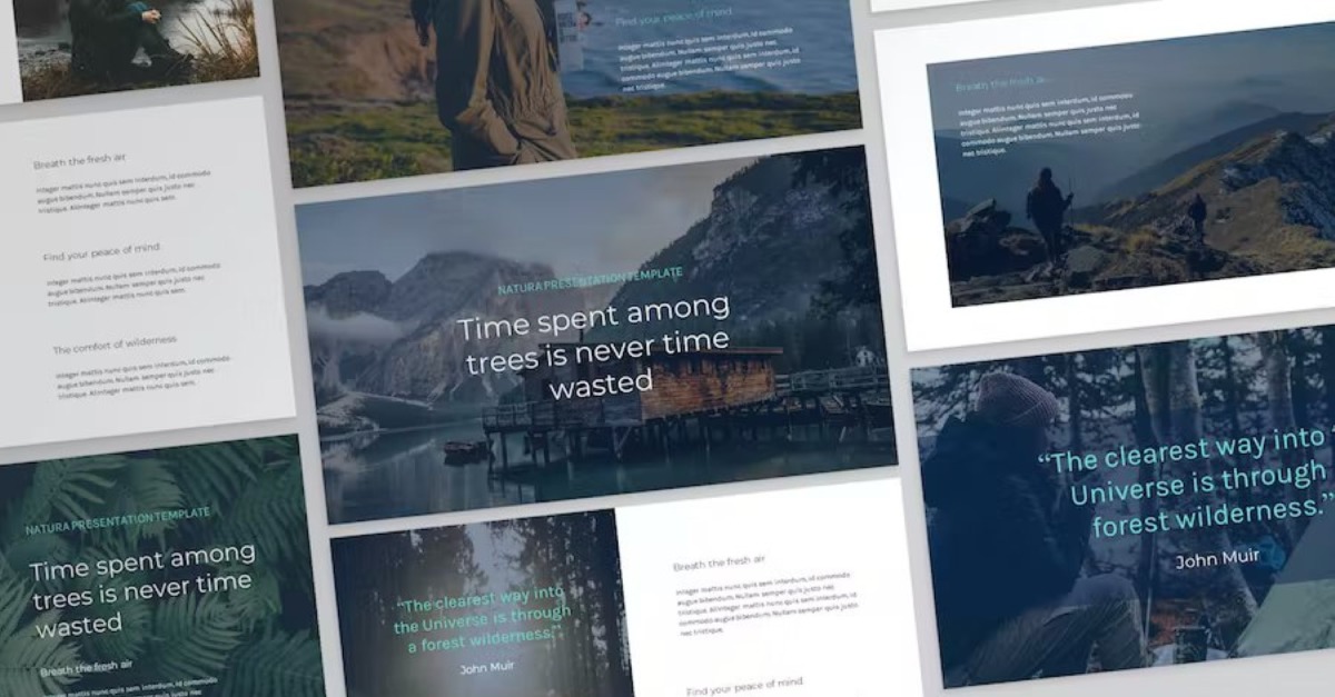 Natura – Portfolio-Powerpoint-Vorlage - TemplateMonster