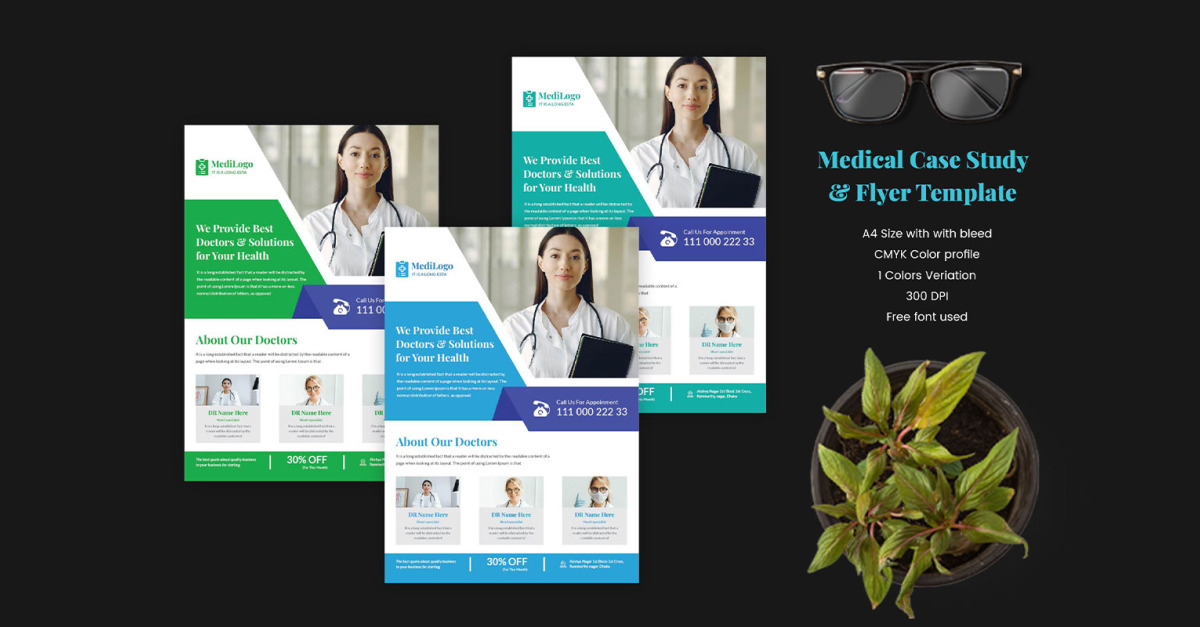 Creative Business Case Study Template For Service Promotion
