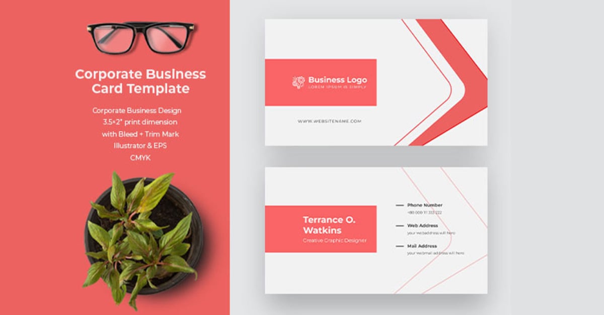 Creative Print Business card vector background Name card template For ...