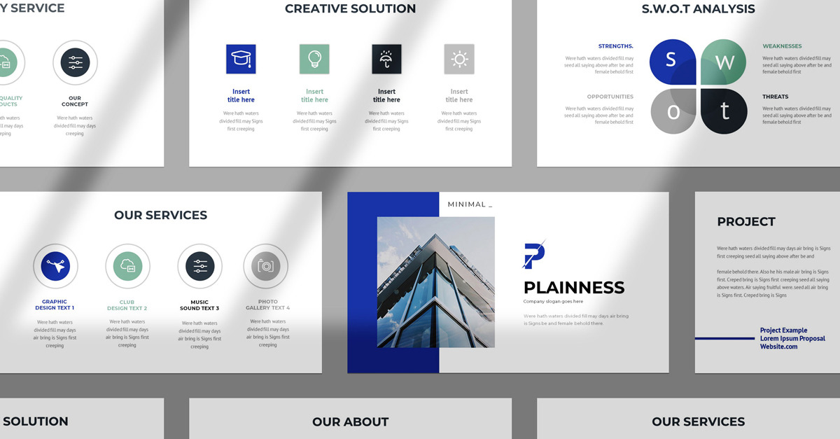 Minimal PowerPoint Presentation #352045 - TemplateMonster