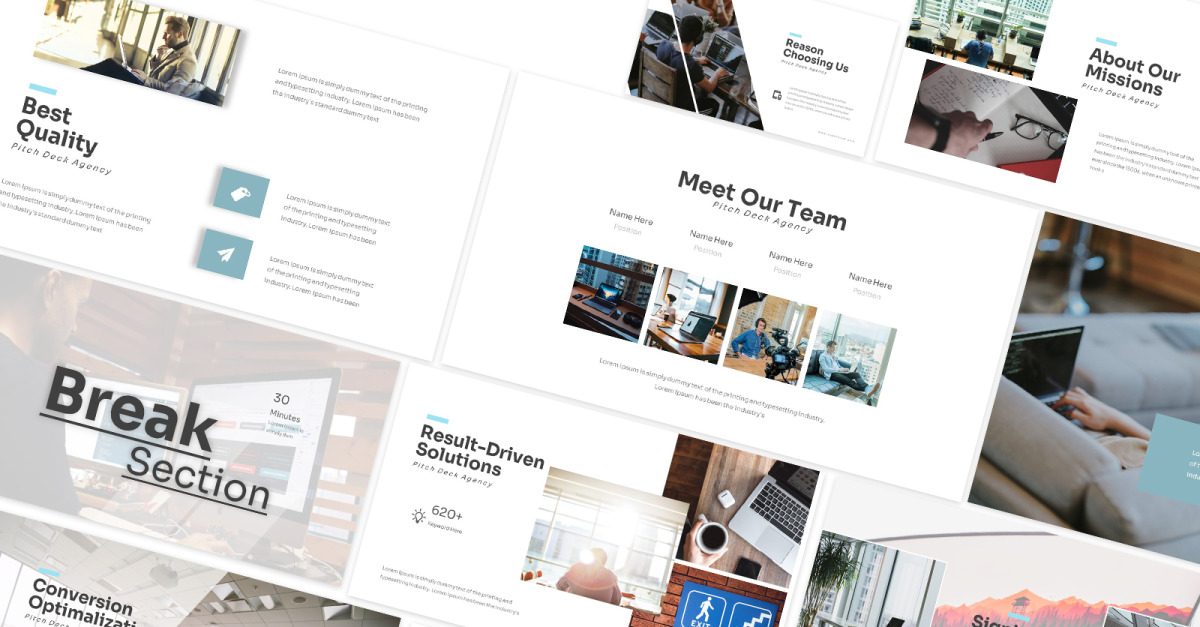 Signitium Business Pitch Deck Powerpoint-Vorlage