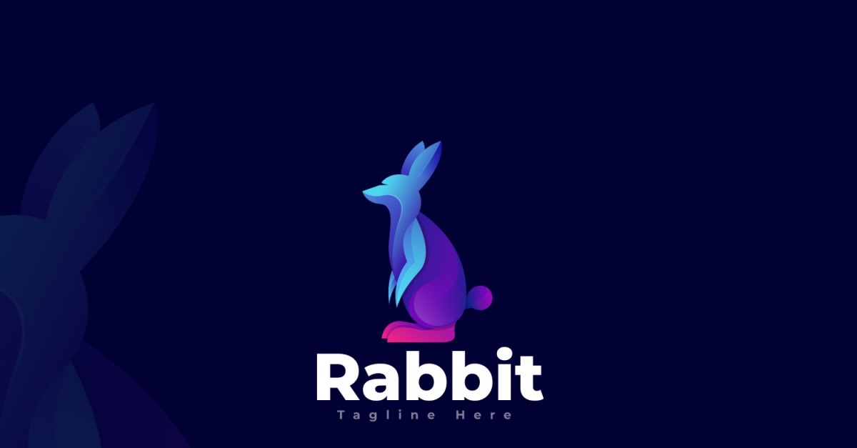Colorful Rabbit Logo Template Design - TemplateMonster