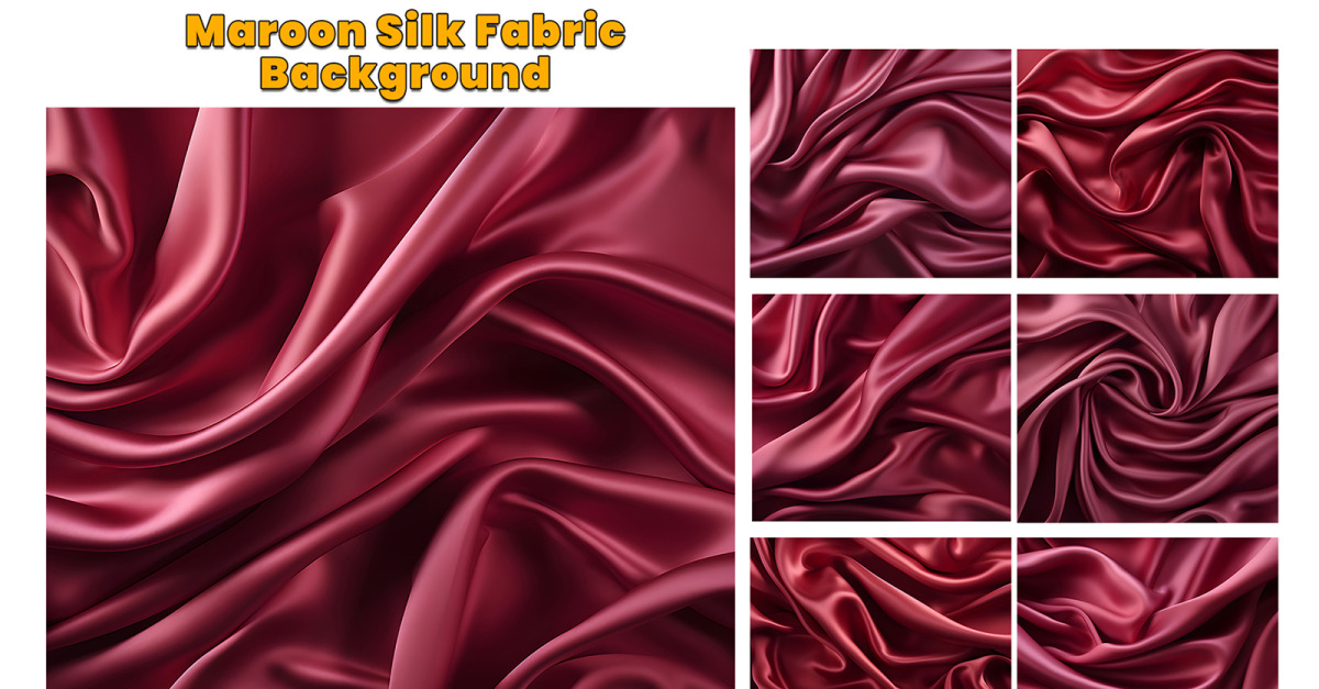 Maroon Silk Fabric Backgrounds #352110 - TemplateMonster