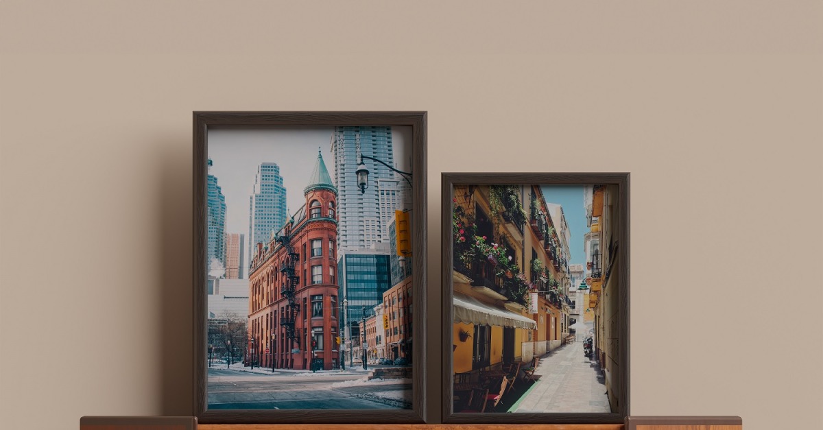 Realistic Frame PSD Mockup #352589 - TemplateMonster