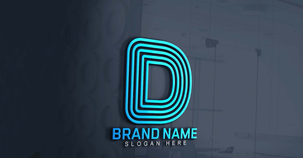 Web Ve Uygulama D Marka Logo Tasarımı - TemplateMonster