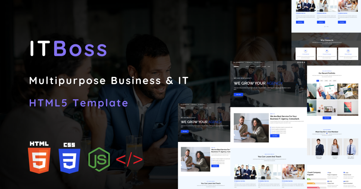 ITboss - Multipurpose Business and IT Solution HTML5 Template