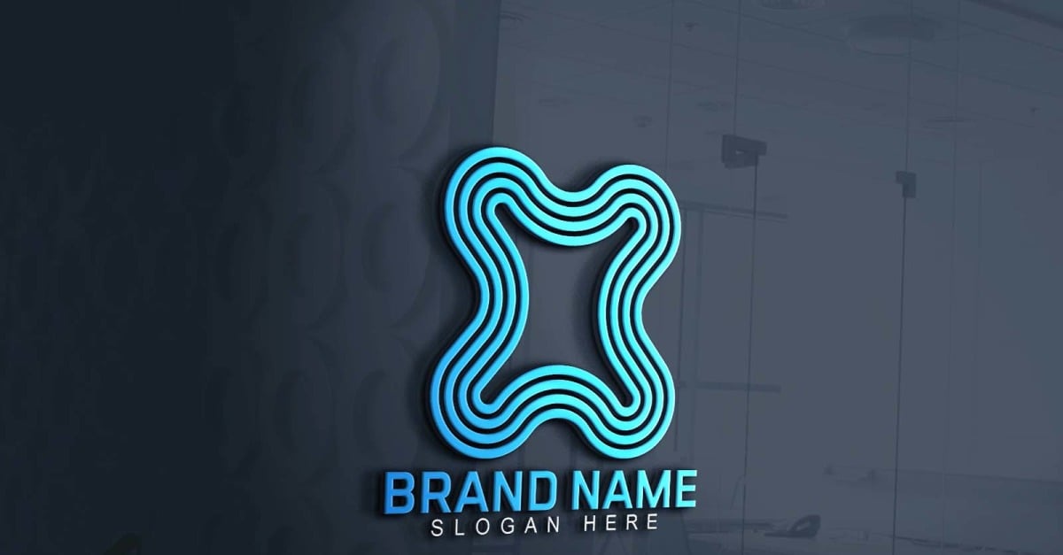 Web And App Brand Logo Design #352702 - TemplateMonster