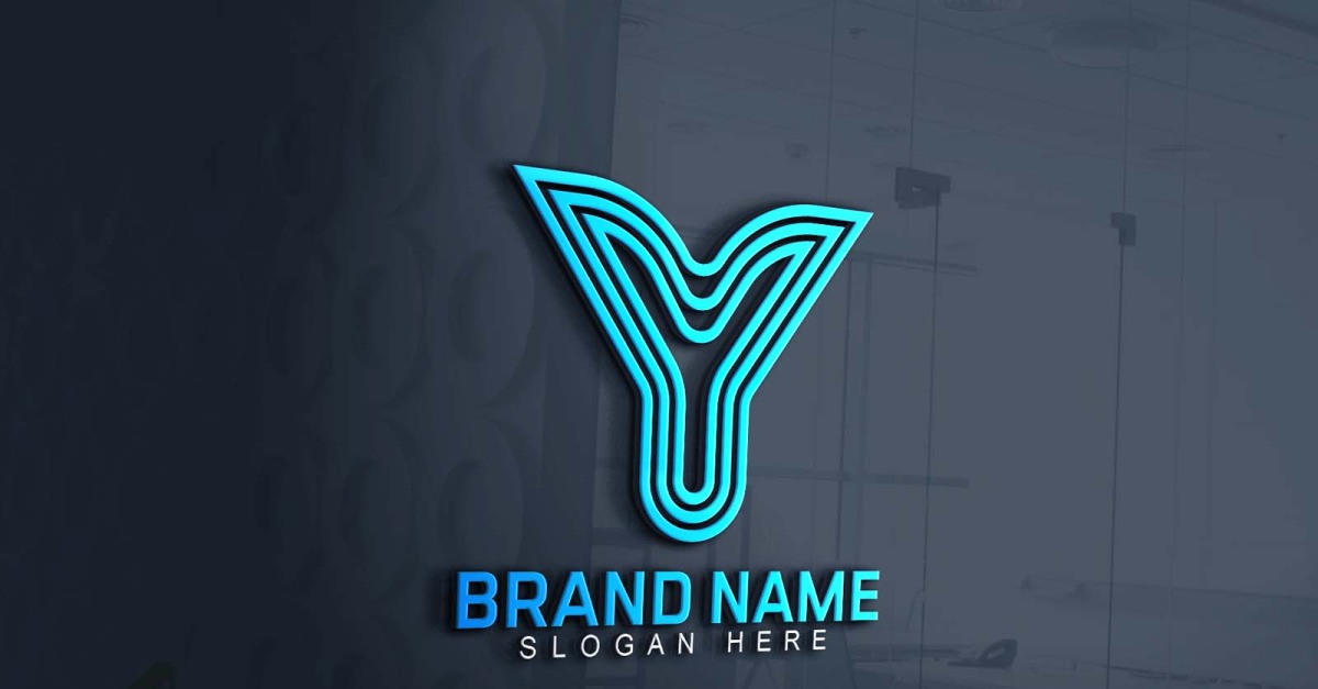 Web And App Y Brand Logo Design #352707 - TemplateMonster
