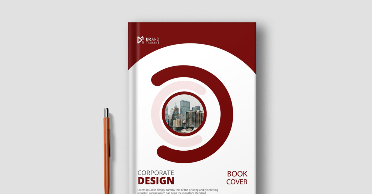 Book cover design template #352832 - TemplateMonster