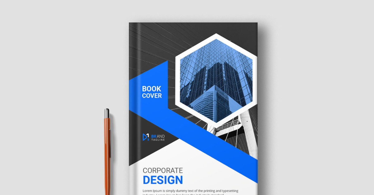 Creative and modern book cover template - TemplateMonster