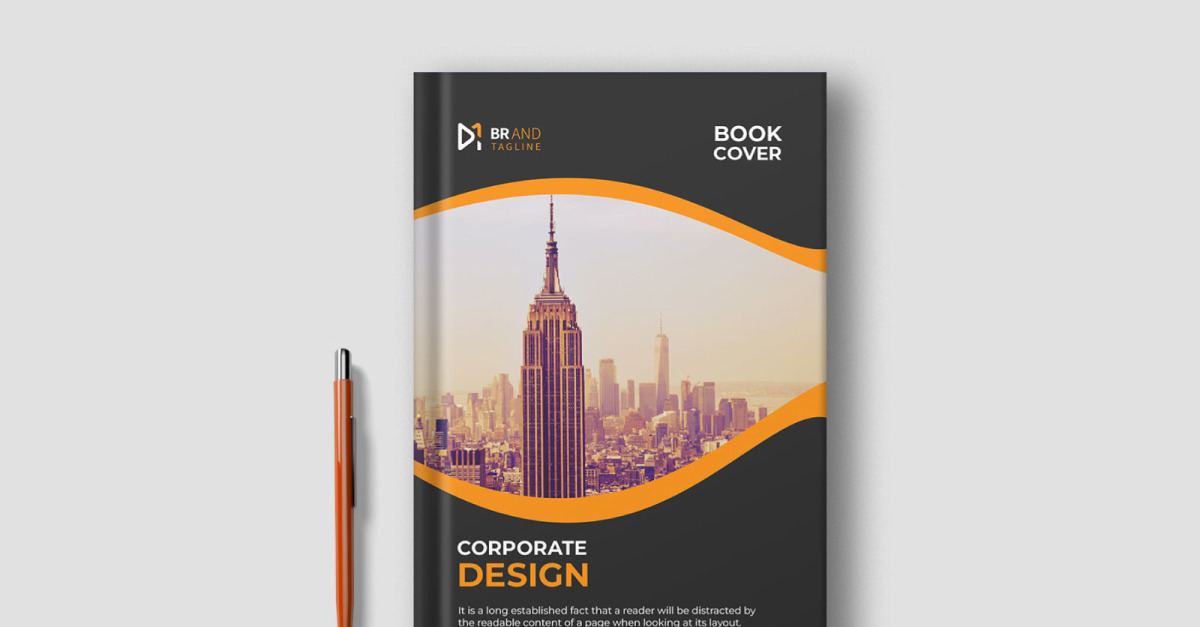 Creative book cover template #352839 - TemplateMonster