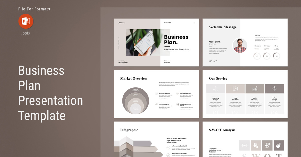 Le meilleur modèle PowerPoint de plan d'affaires