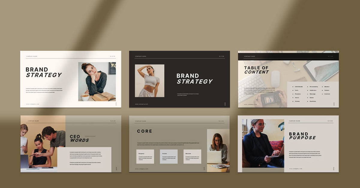 Brand Strategy Presentation Template - TemplateMonster