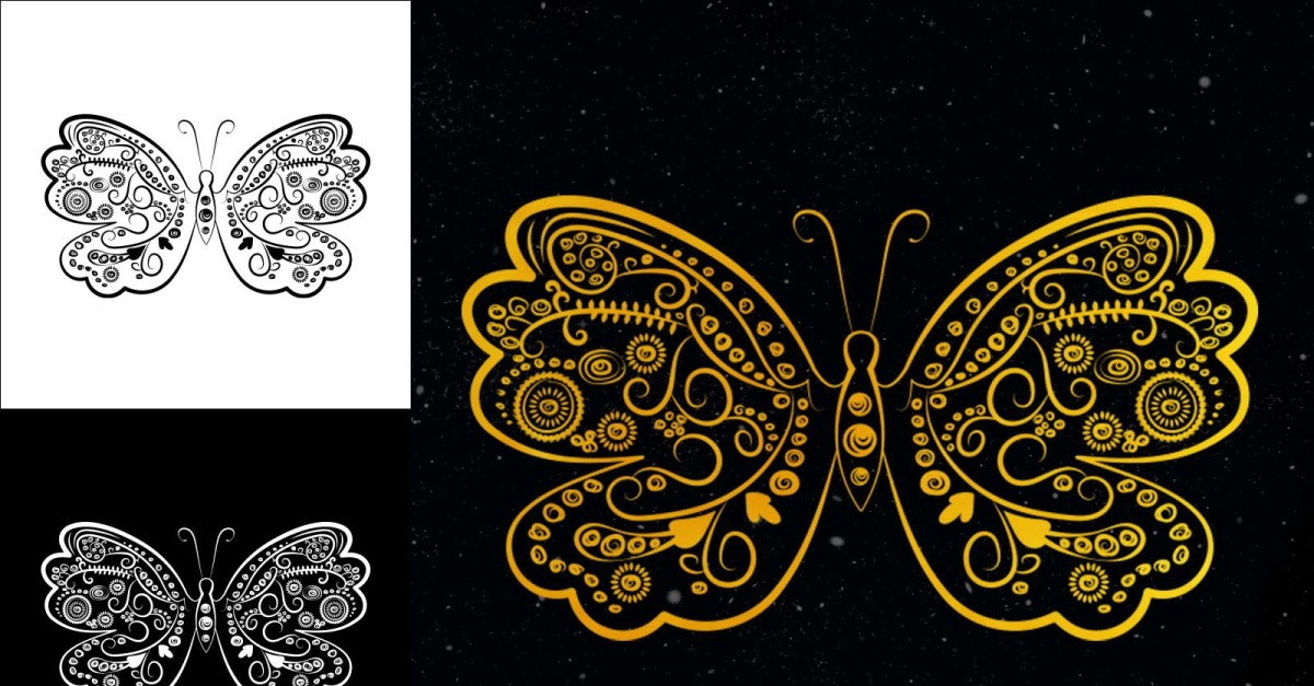 Kelebek Logo Tasarımı - Yaratıcı #352918 - TemplateMonster