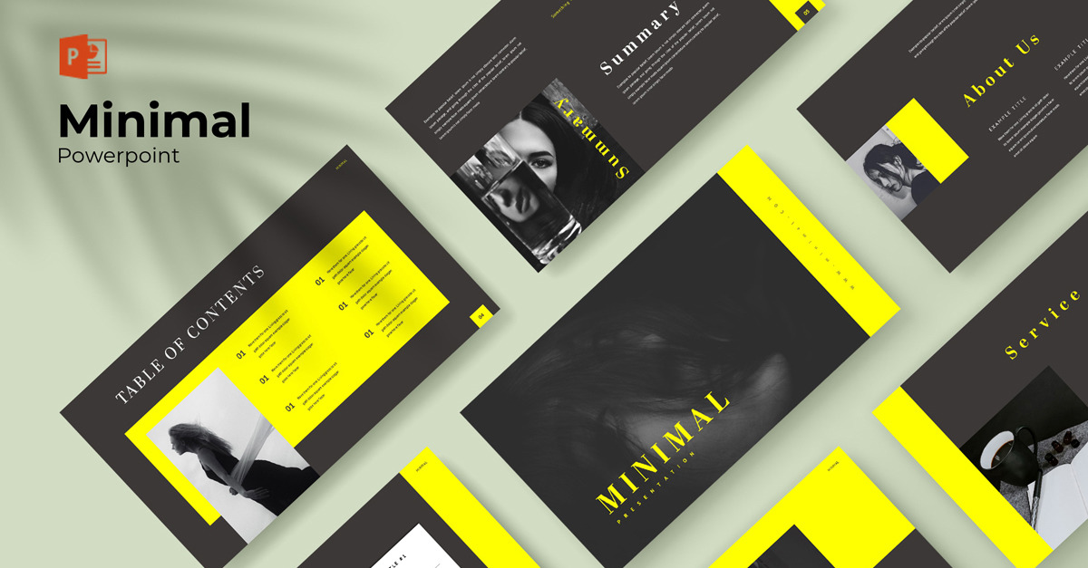 Modèle de présentation minimal. #353255 - TemplateMonster