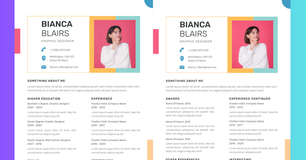 Modern CV – Özgeçmiş ve Mektup Şablonu - TemplateMonster