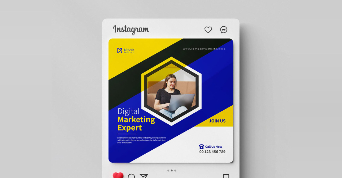 Business events social media post template - TemplateMonster