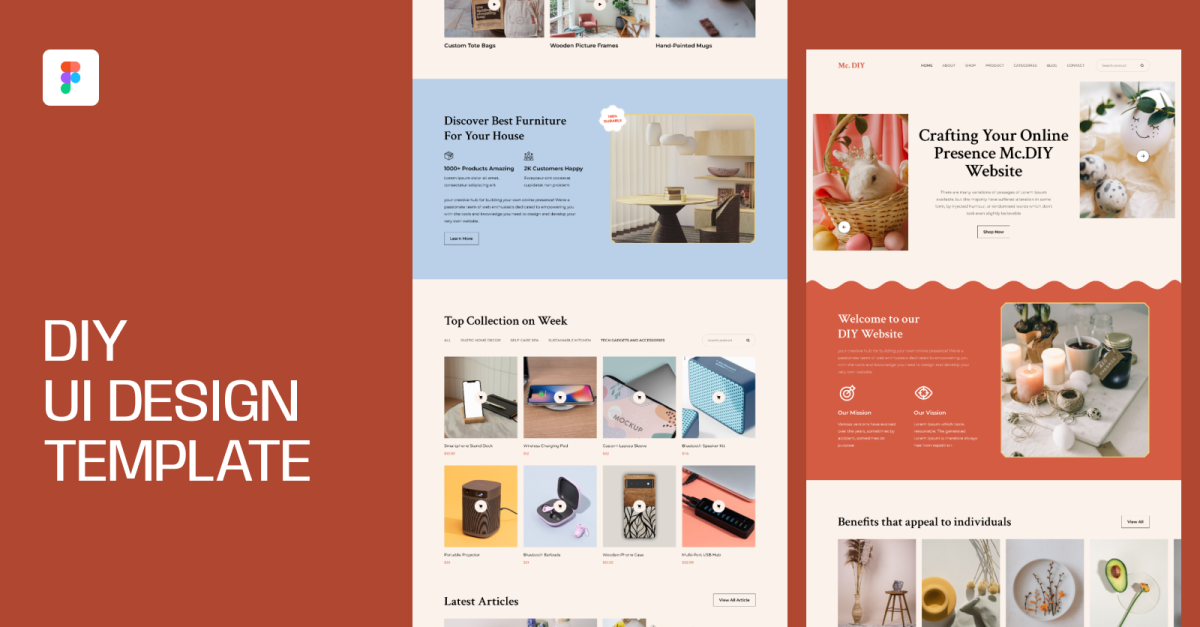DIY UI Design Website Template #353686 - TemplateMonster