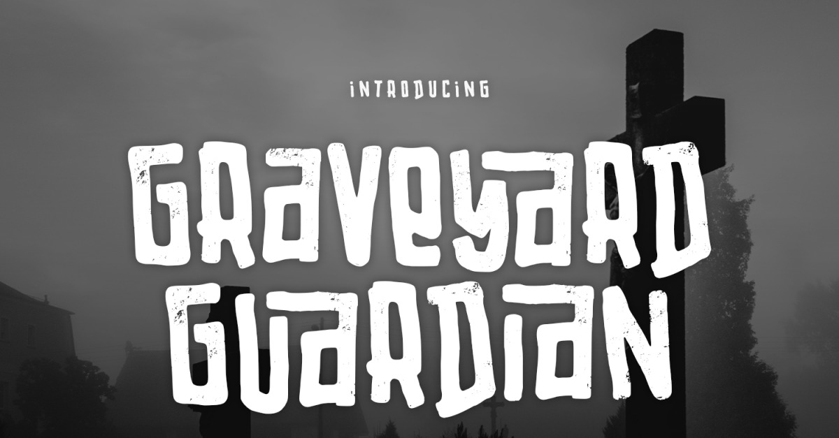Graveyard Guardian - Display Font #353601 - TemplateMonster