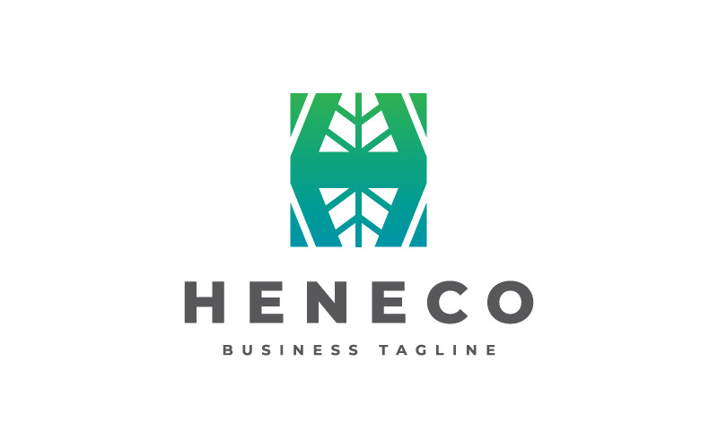 Heneco - szablon logo litery H #353677 - TemplateMonster