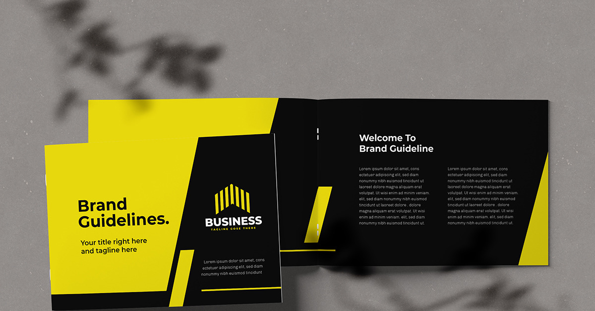 Landscape Brand Guideline Layout #353698 - TemplateMonster