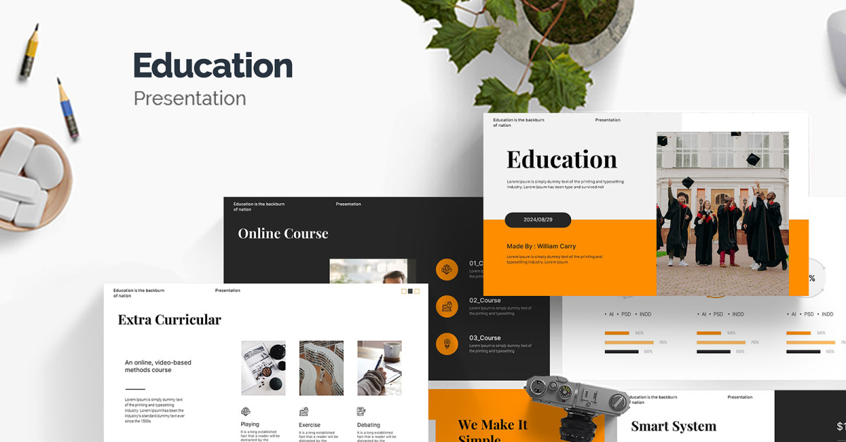 Best Education Presentation Template - TemplateMonster