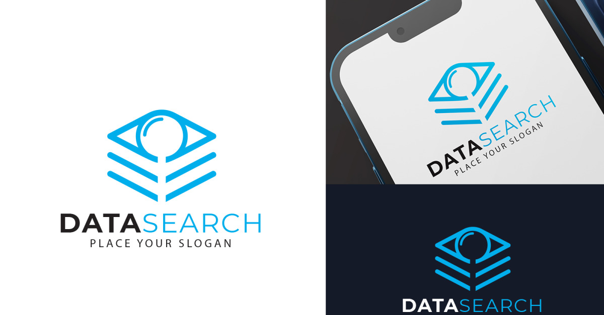 Data Search Logo Template #353862 - TemplateMonster