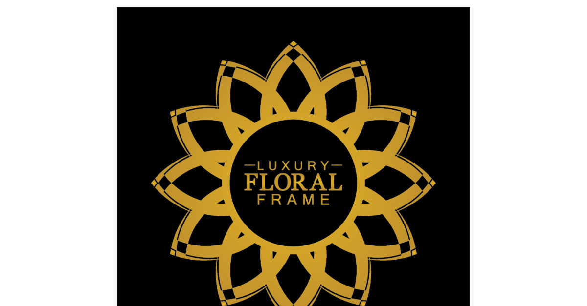 Mandala flower ornament template logo vector v28