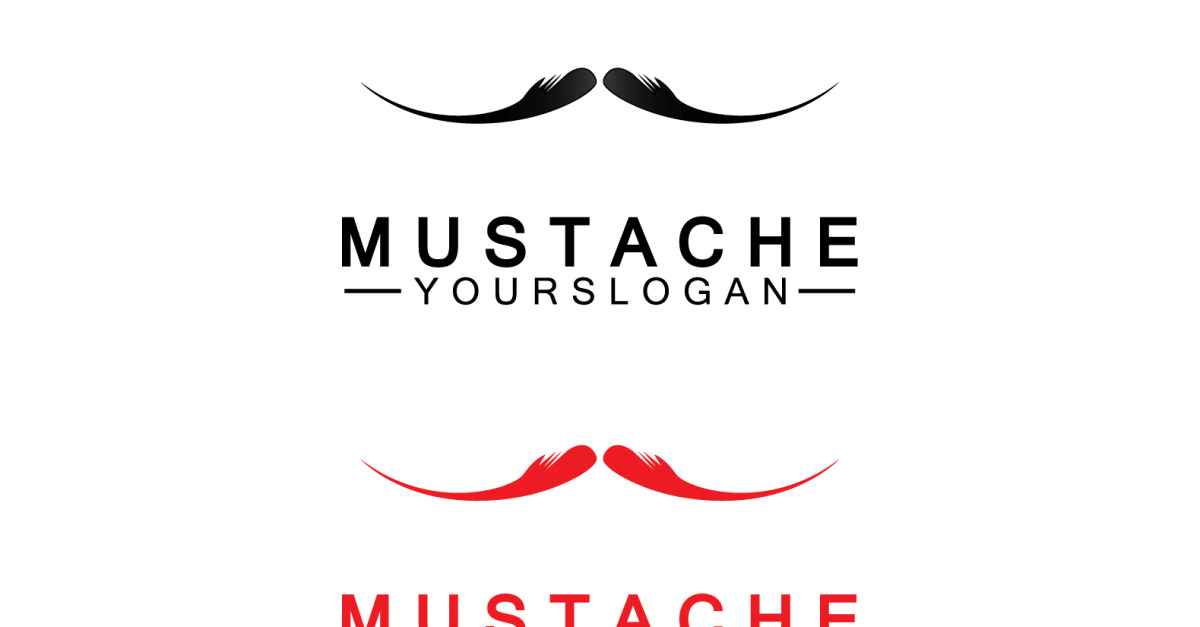 Mustacheicon logo vector v28 #353932 - TemplateMonster