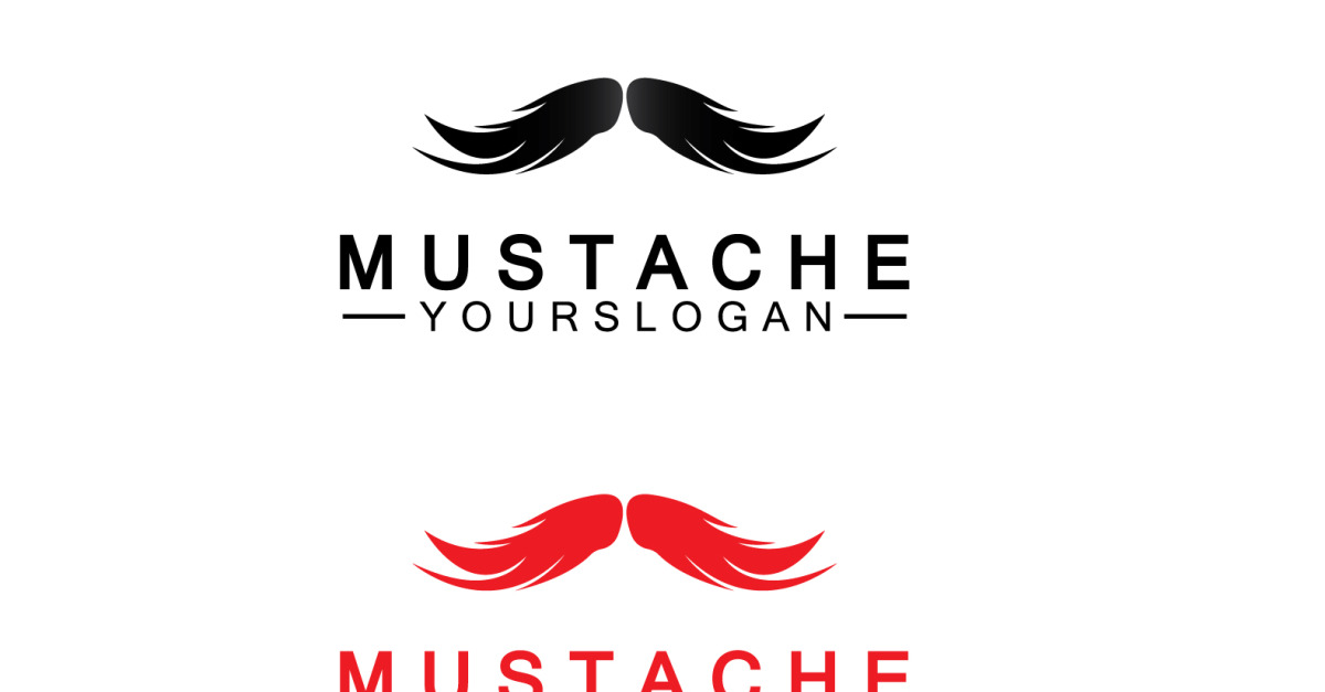 Mustacheicon logo vector v5 #353913 - TemplateMonster