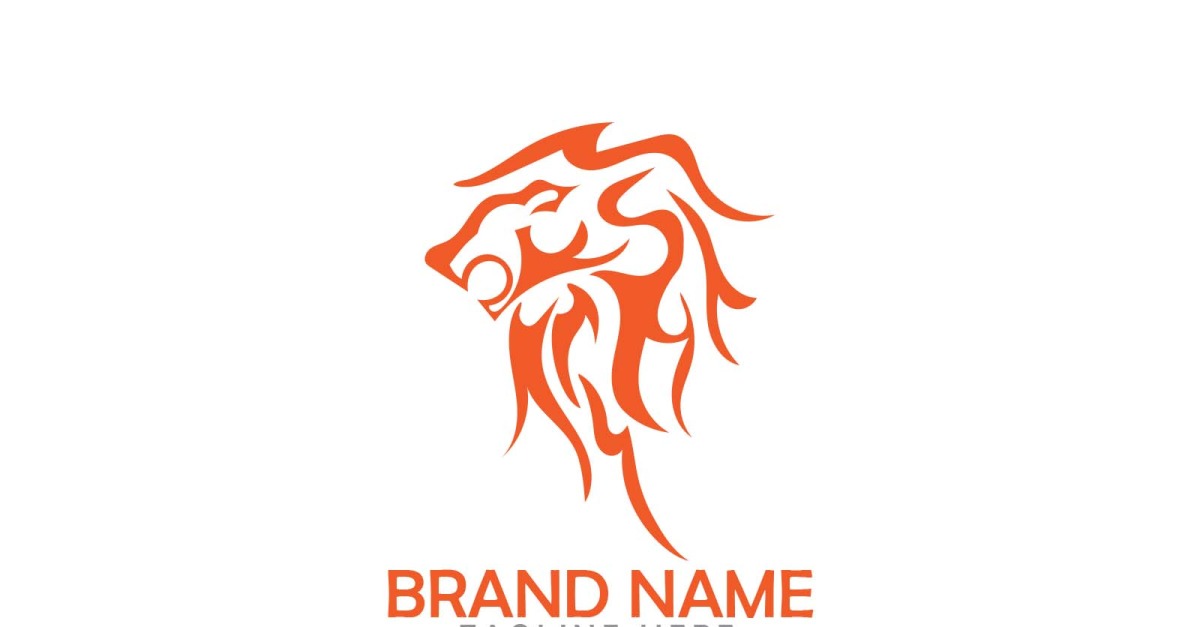 Professional & Modern Lion Logo Design - TemplateMonster
