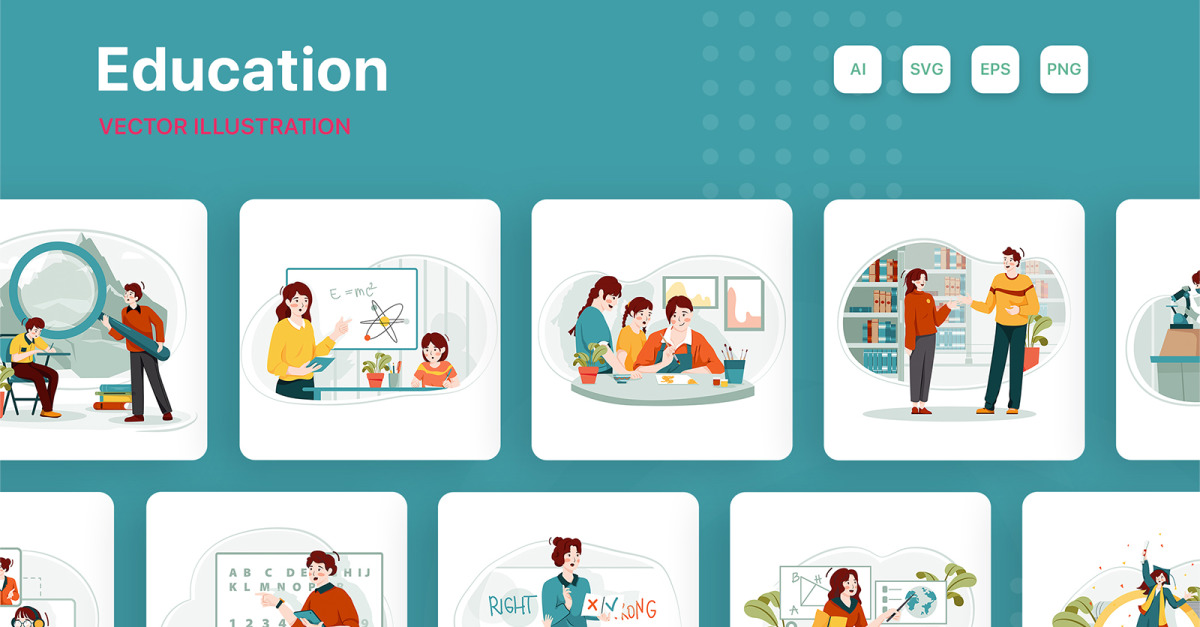 M234_ Education & School Illustration Pack