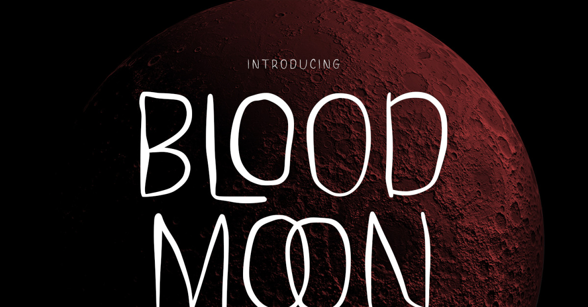 Blood Moon - Display Font #354579 - TemplateMonster
