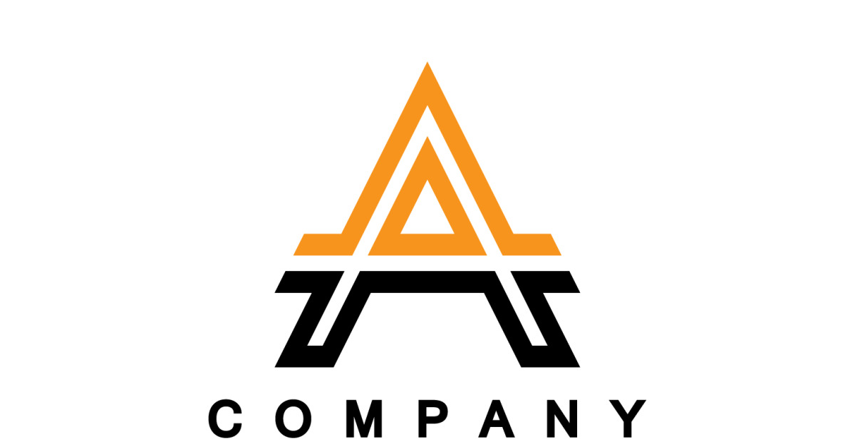 A Letter initial name logo vector v2 - TemplateMonster