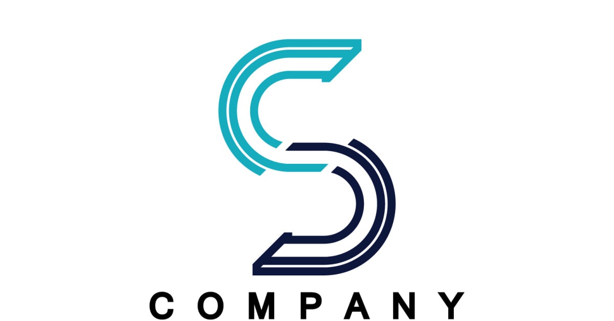 S initial name letter logo icon v7 #355196 - TemplateMonster