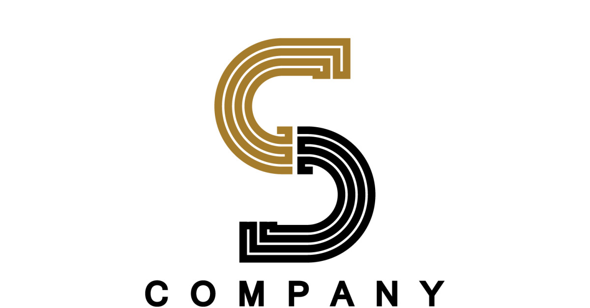 S initial name letter logo icon v13 #355207 - TemplateMonster