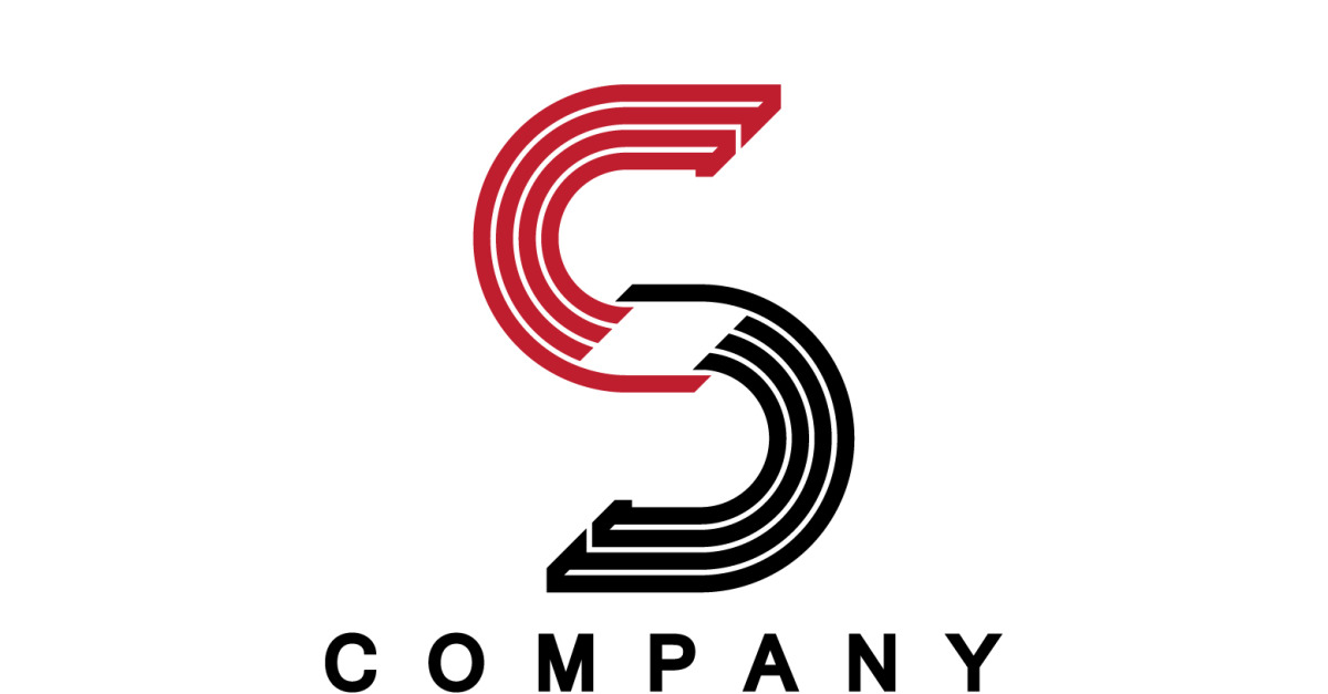 S initial name letter logo icon v14 #355204 - TemplateMonster