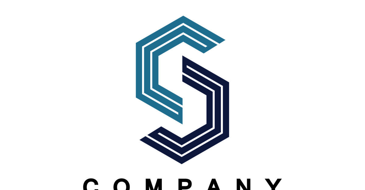 S initial name letter logo icon v18 #355210 - TemplateMonster