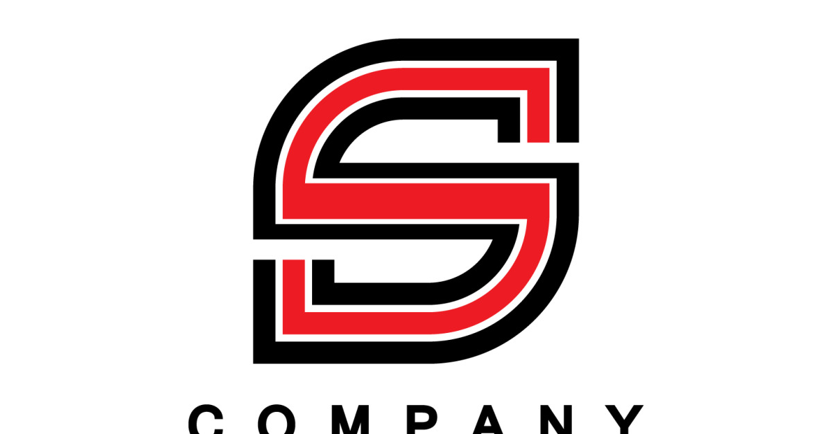 S initial name letter logo icon v19 #355212 - TemplateMonster