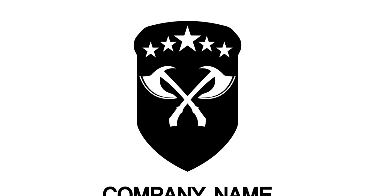 Modèle d'icône de hache logo vectoriel v31