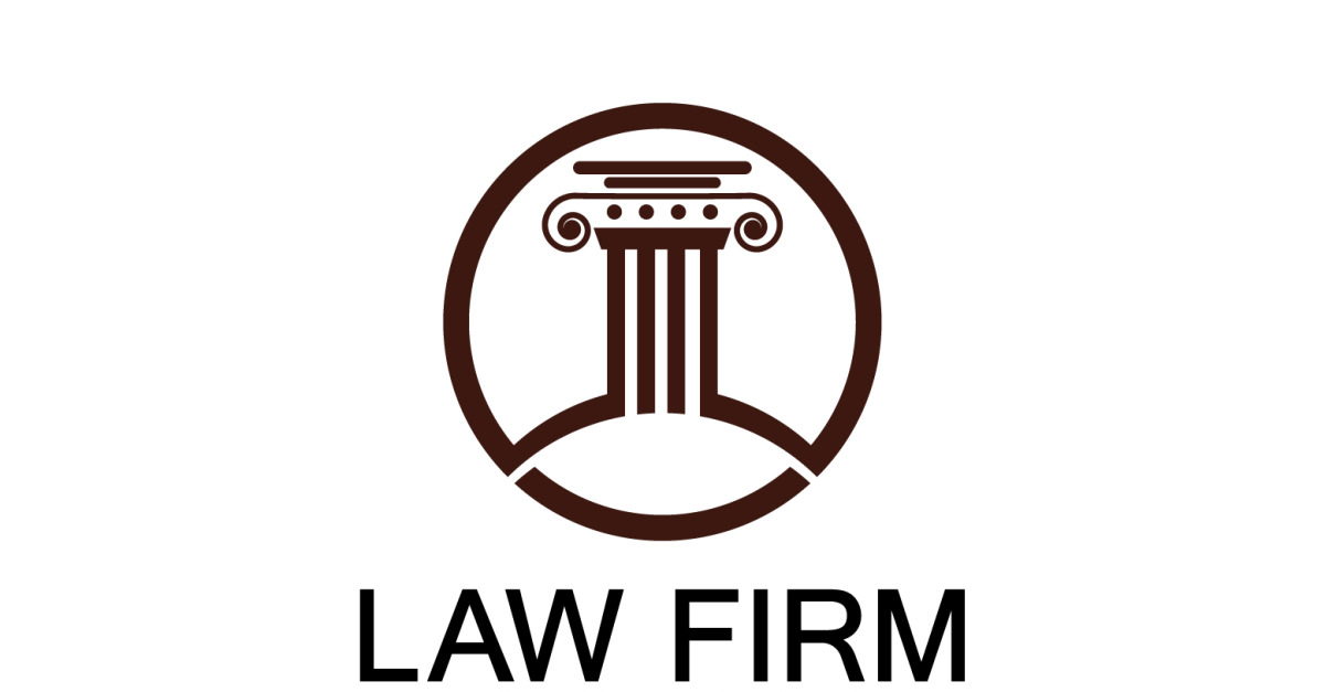 Law firm template icon logo vector v36 - TemplateMonster