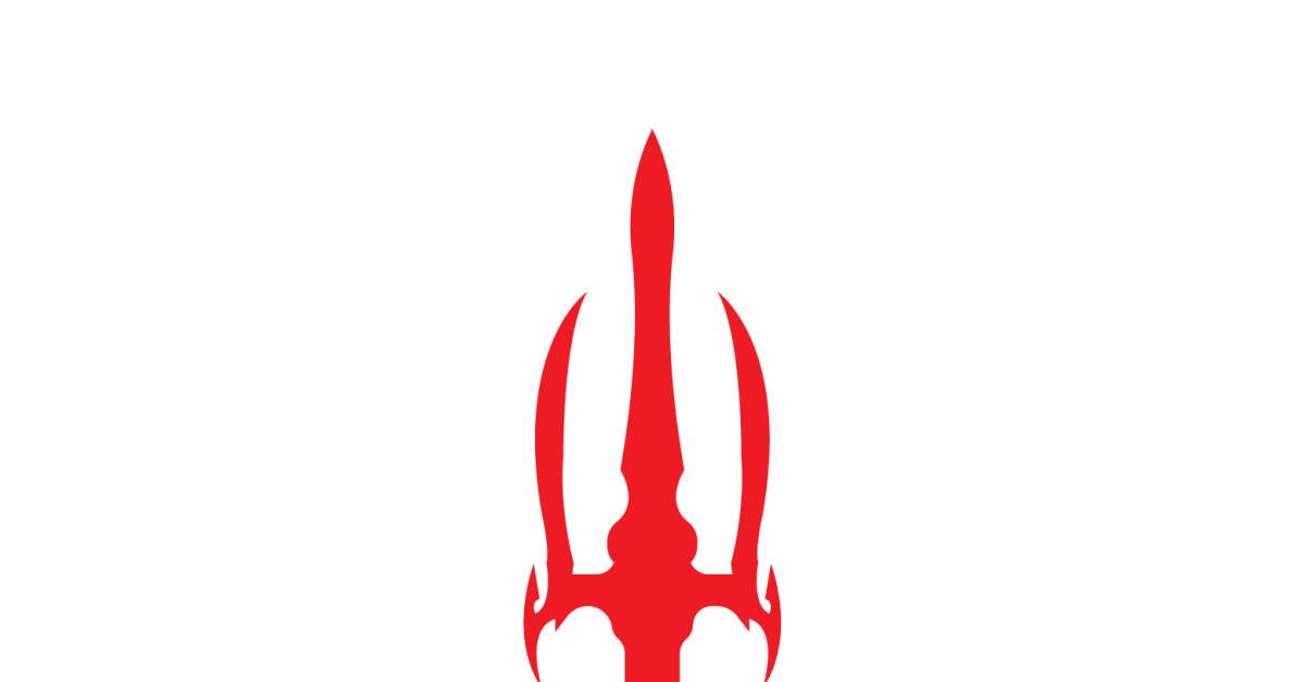 Magic trident trisula vector v6 #356193 - TemplateMonster