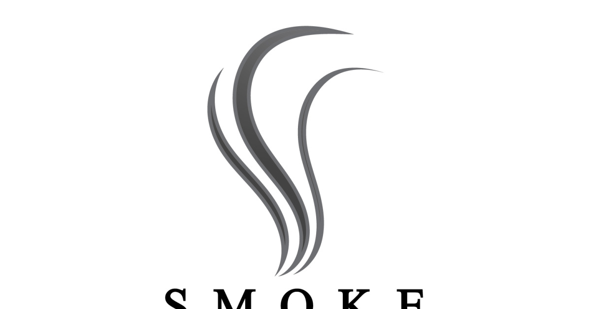 Duman alev logo vektör şablonu v32 #356357 - TemplateMonster