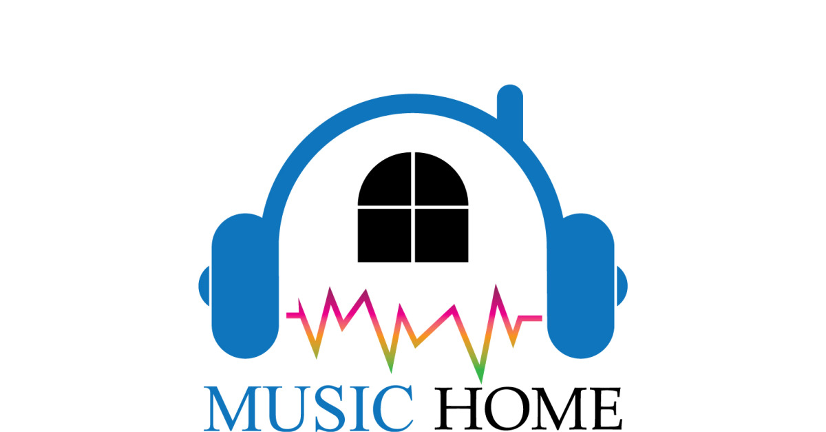 Logo d'icône de lecture de note de musique v27