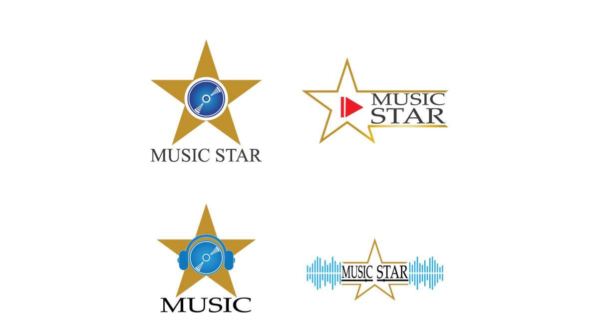 Logo d'icône de lecture de note de musique v38