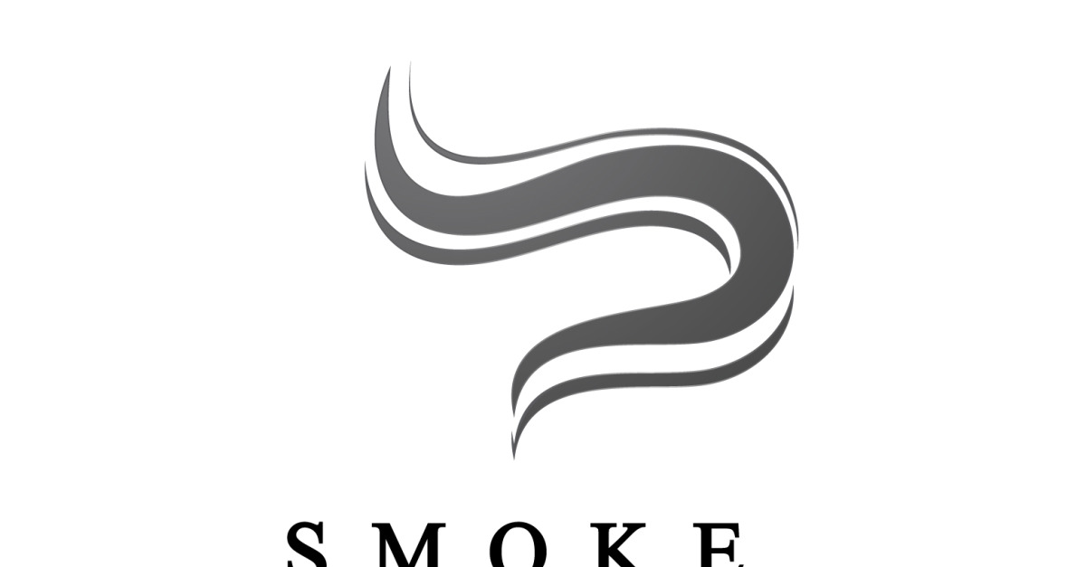 Smoke flame logo vector template v38 - TemplateMonster